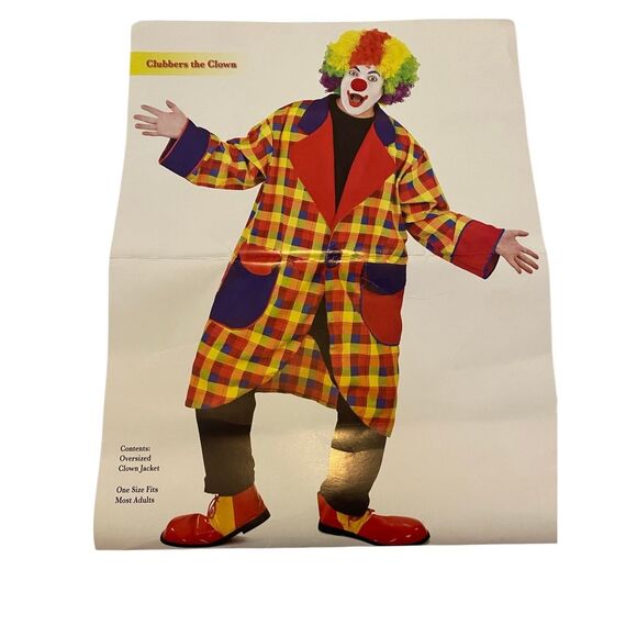 No Brand | Shirts | Vintage Clubber The Clown Unisex Os Oversized ...